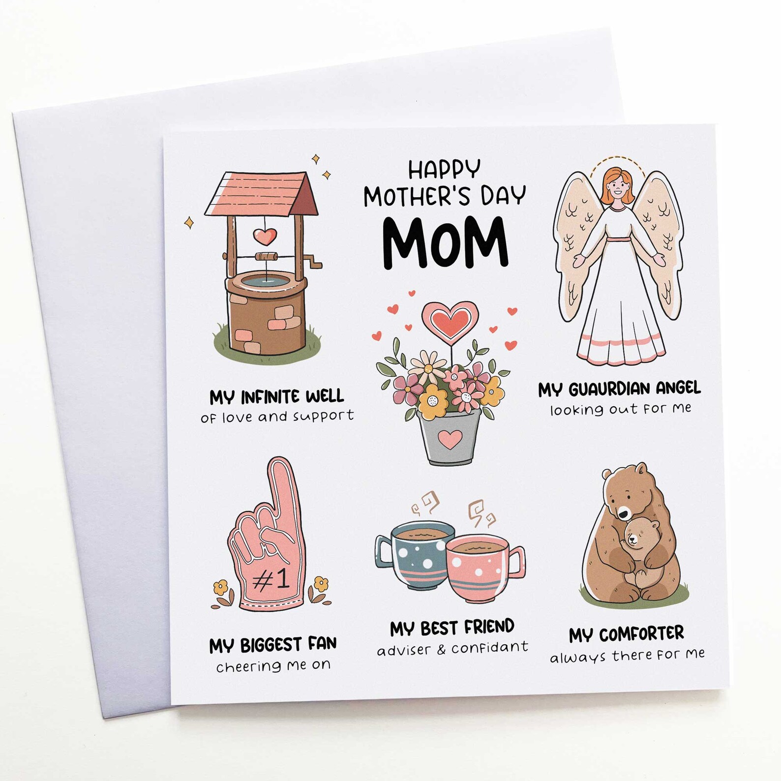 Happy Mothers Day Card From Daughter, Cute Mothers Day Cards, Amazing ...