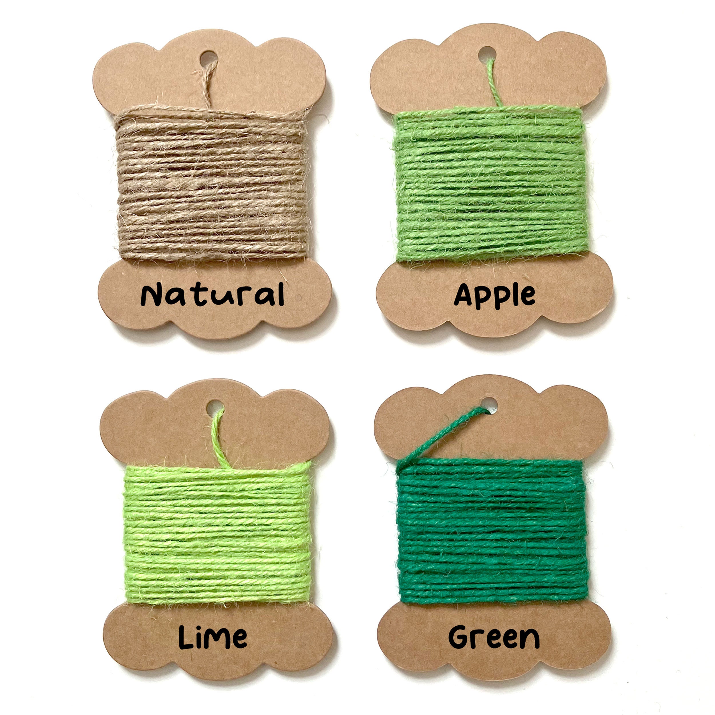 Eco-friendly Jute Coloured Craft Twine 5m to 20m, Natural Brown ...