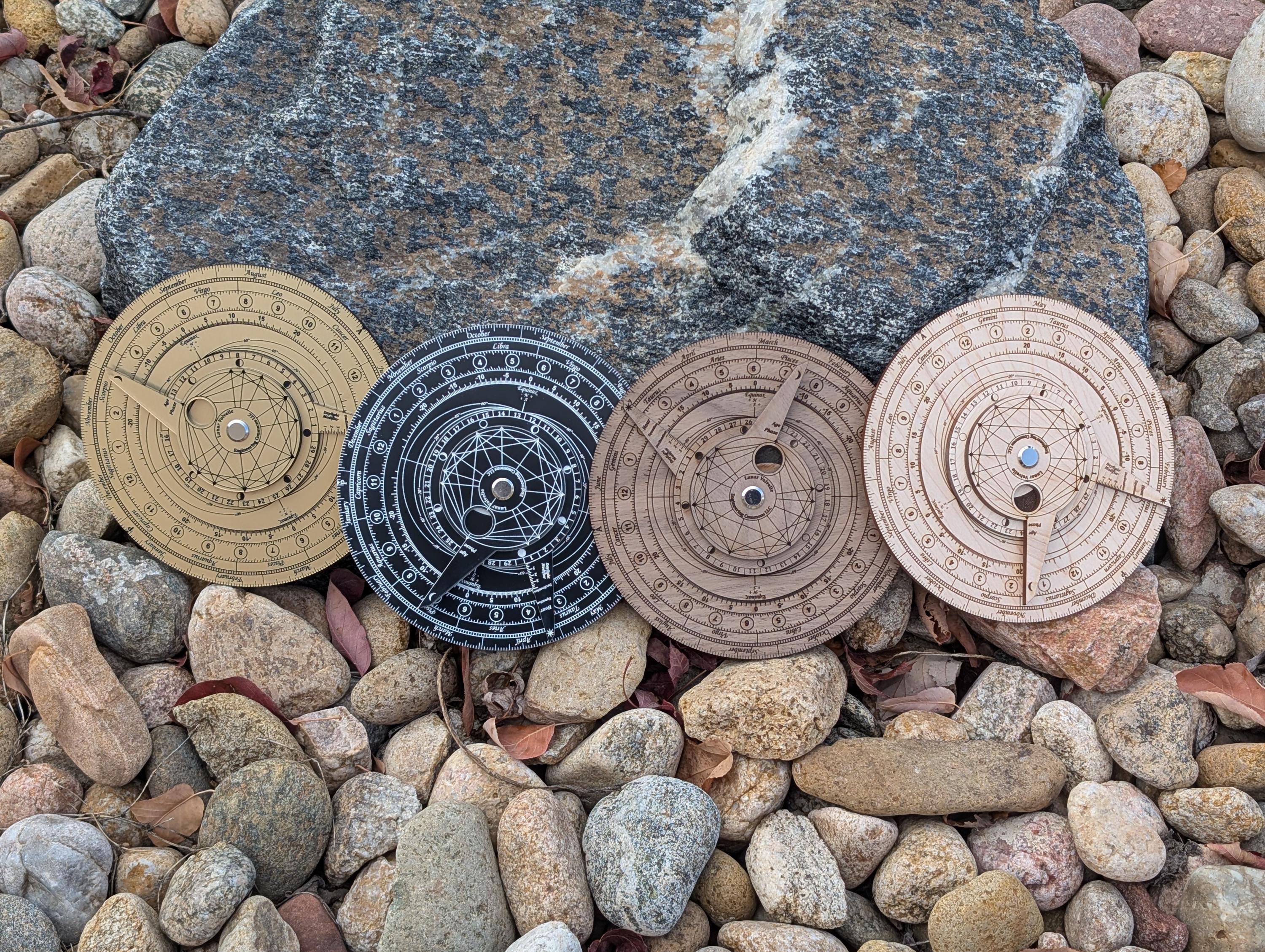 Lunar Volvelle - Functional Historical Astronomical Instrument - Etsy