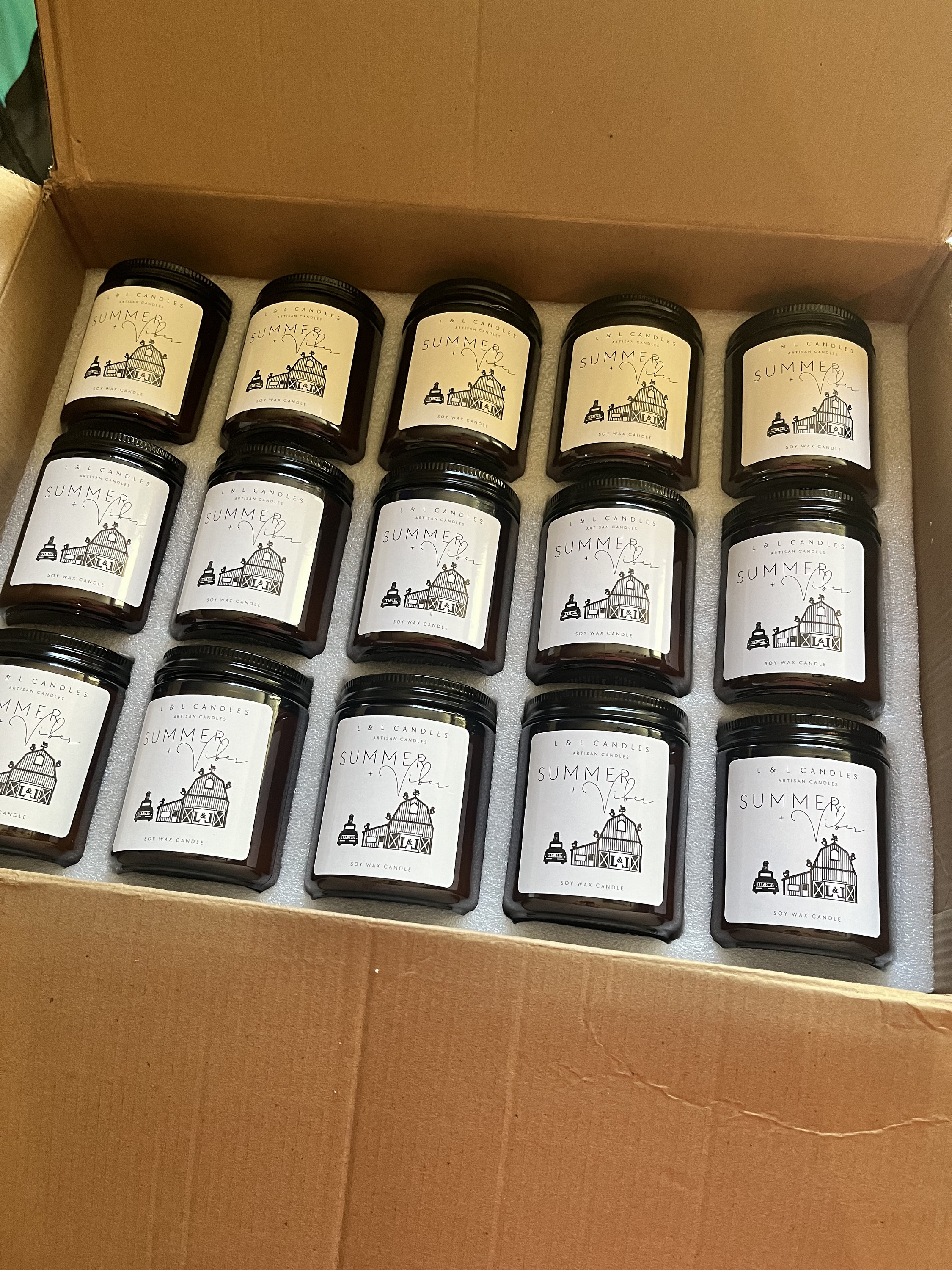 L & L Candles Artisan Handmade Soy Wax Candle 8oz - Etsy