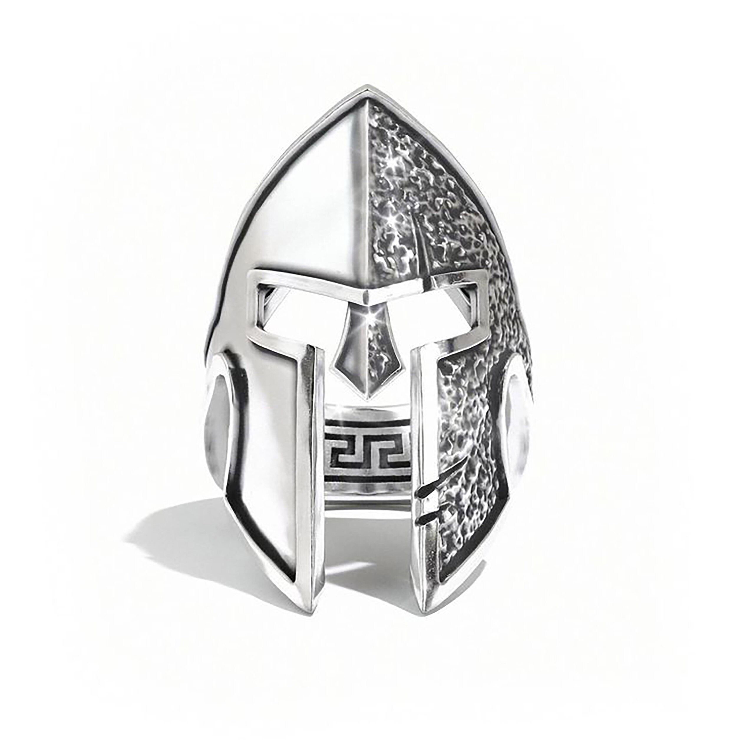 King of Sparta Helmet Ring 925 Silver Sparta Rings/mens Spartan Ring ...