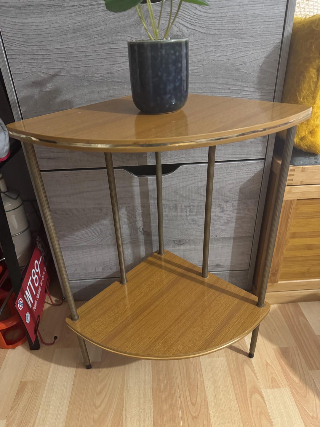 Vintage Formica Corner Sideboard - Etsy