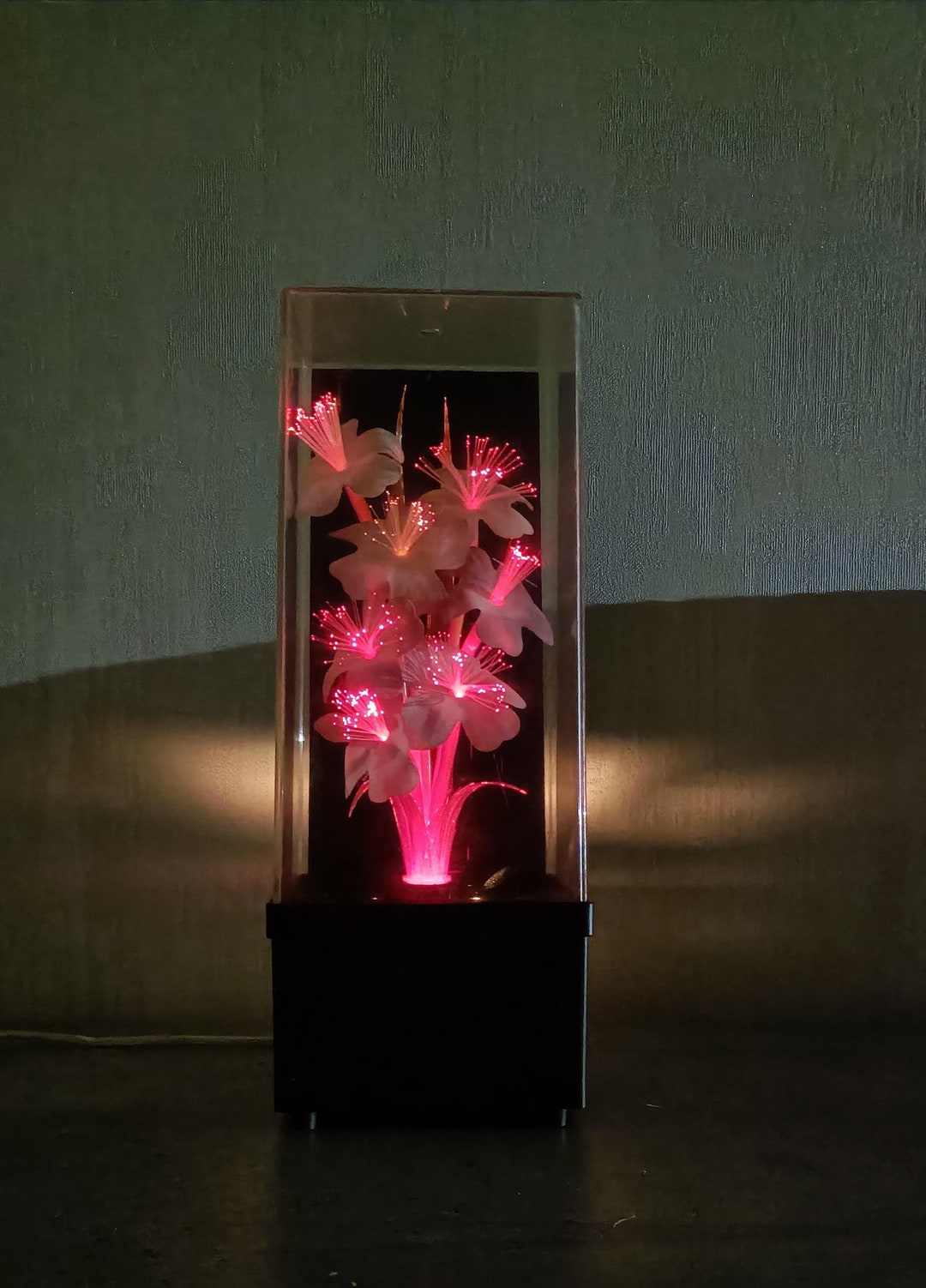 The Light Shimmers With Colorful Lights in the Form of Flowers.it is a ...