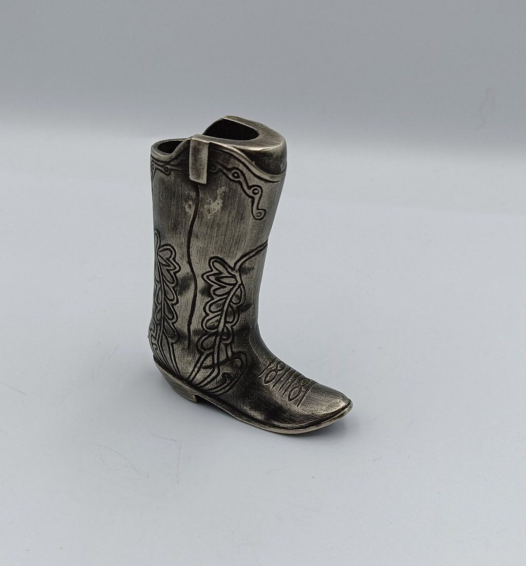 Vintage Lighter Case,cowboy Boot,lighter Metal Case,pocket Lighter ...
