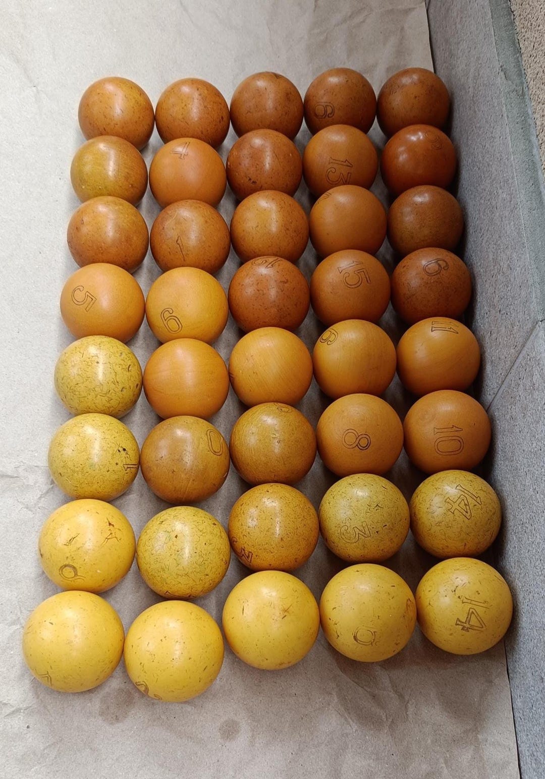 Bakelite Billiard Ball. Billiard Balls, Vintage Soviet Billiard Balls ...