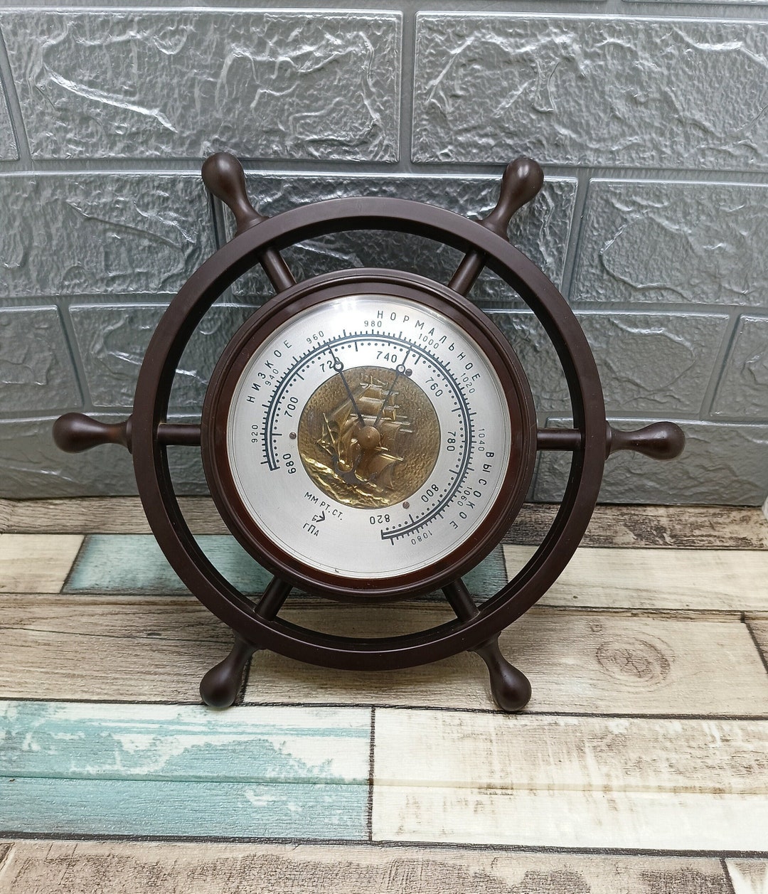 Old Vintage Soviet Bakelite Barometer Thermometer Hyhrometer. - Etsy