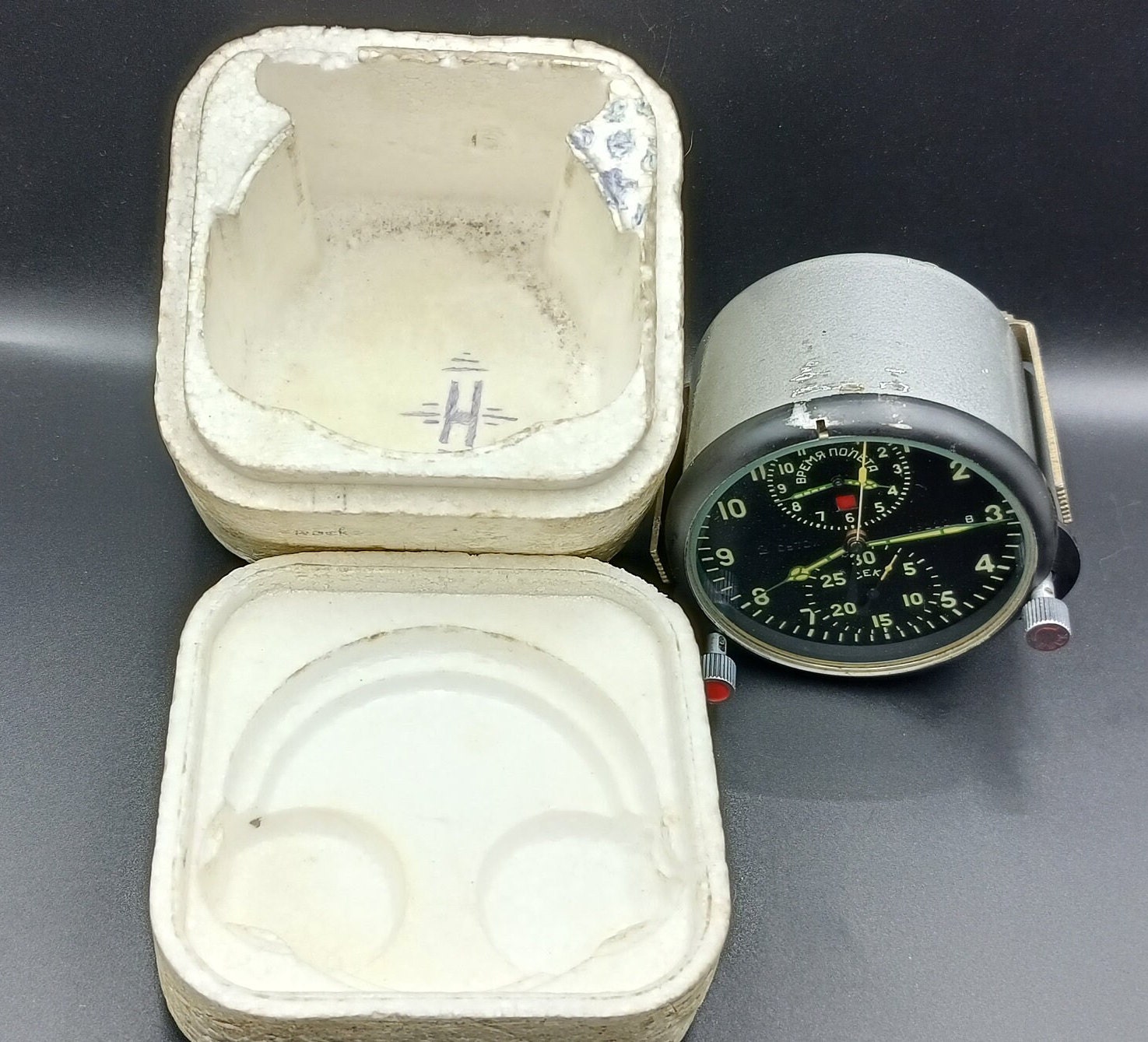 Achs-1m Soviet Aircraft Military Clock USSR MIG Chronograph - Etsy
