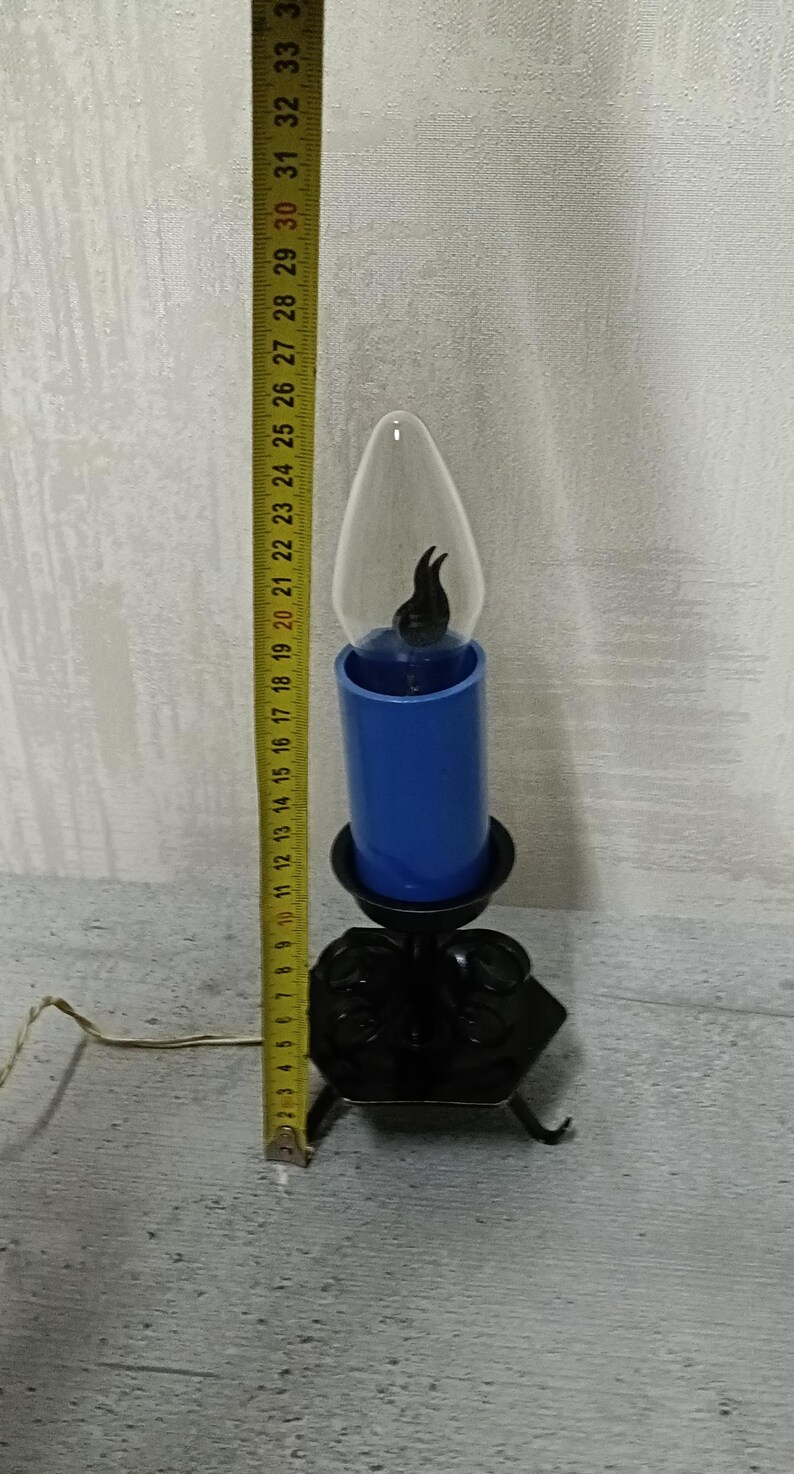 Night Light Soviet OGONEK. Vintage Lamp, Neon Light Bulb, Flickering ...