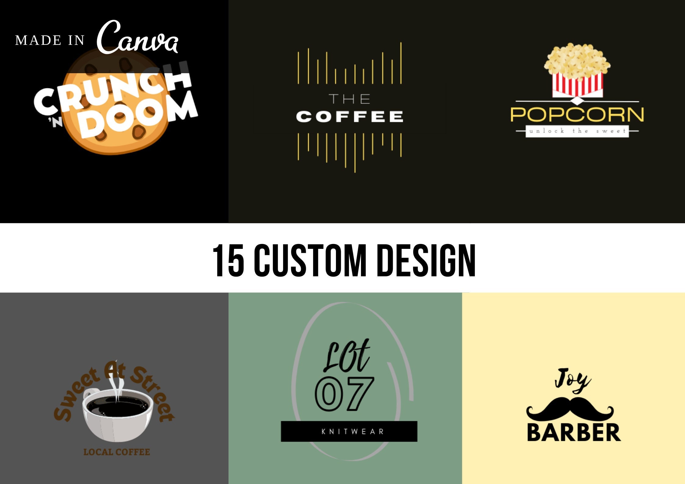 Editable Logo Template by Canva - Etsy