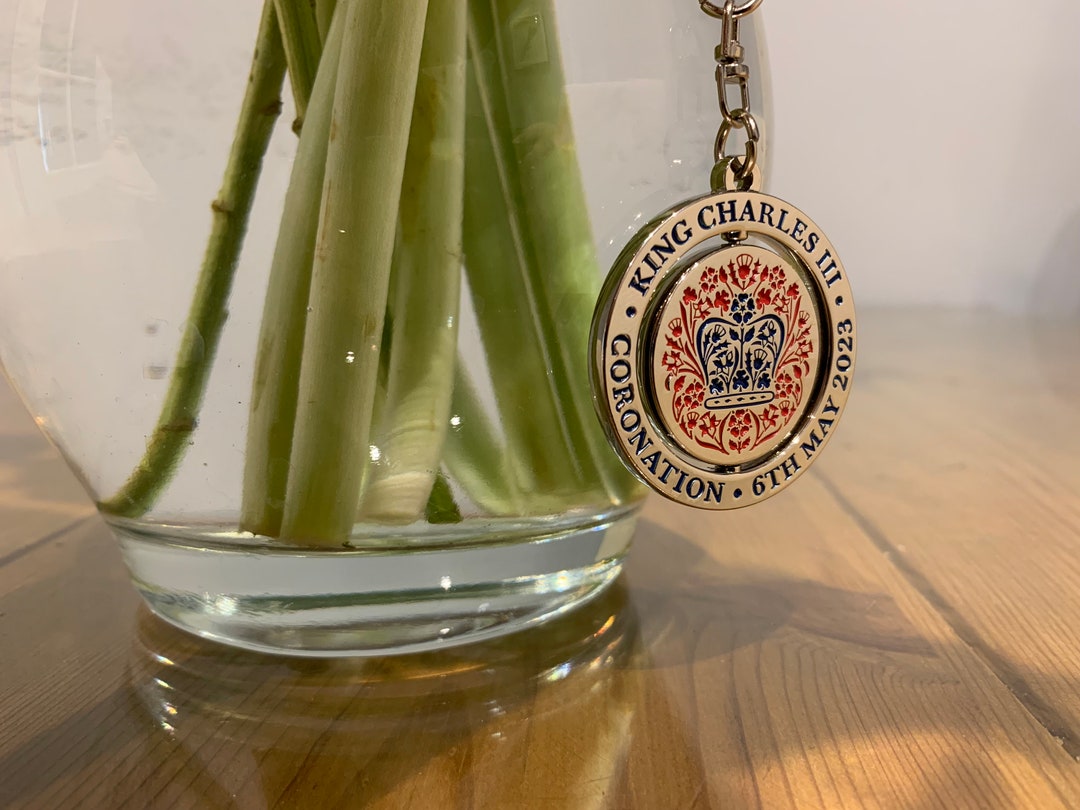 Limited Edition King Charles III Coronation Spinning Keyring the Kings ...