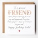 Personalised Special Friend Birthday Card, Best Friend Card ...