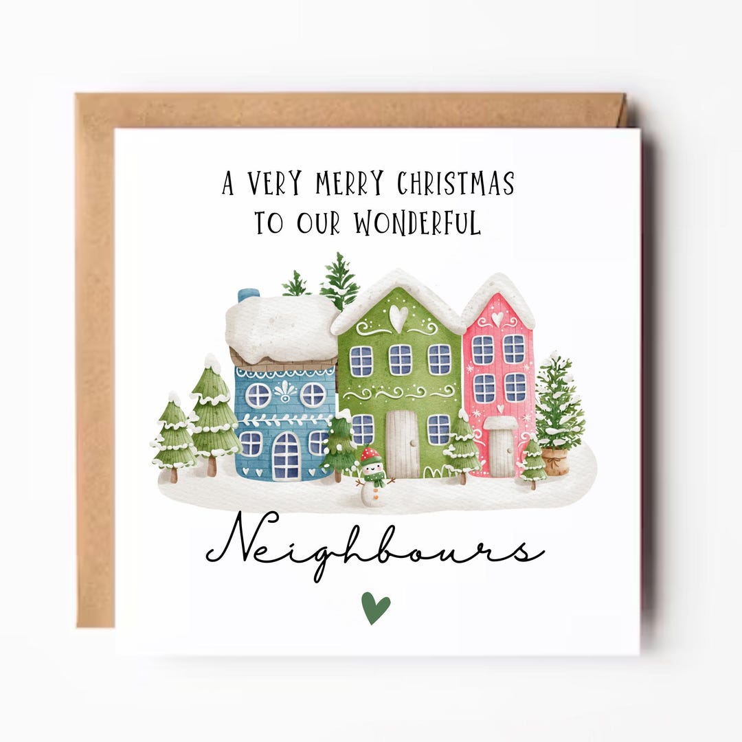 A Very Merry Christmas to Wonderful Neighbours, to Special Neighbours ...