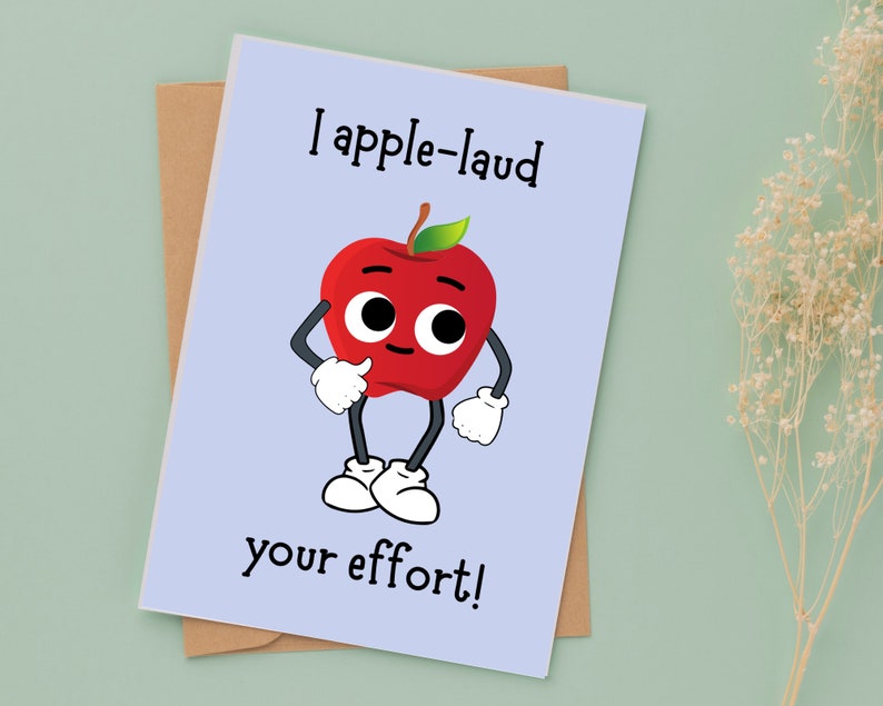 Food Pun Cards Pack of 8 Funny Fruit and Vegetable Cards - Etsy