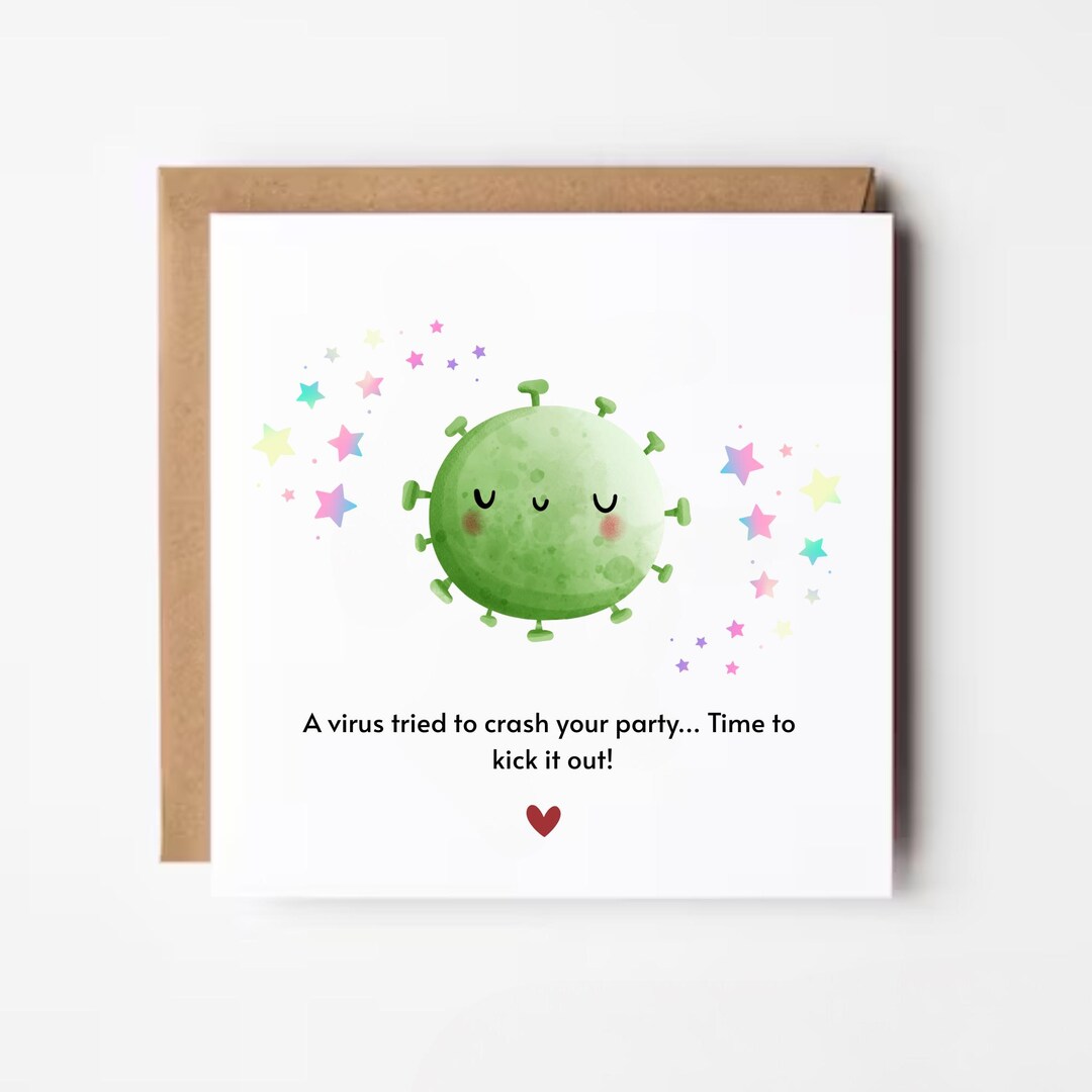 Funny Get Well Soon Card: Personalized Speedy Recovery Gift - Etsy