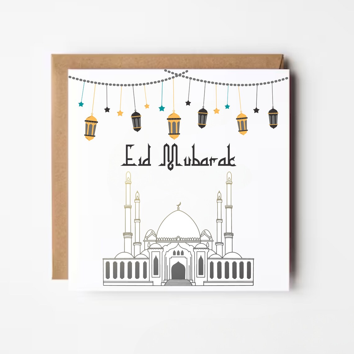 Personalised Eid Card, Happy Eid Card, Eid Ul Fitre, Eid Ul Adha, Eid ...