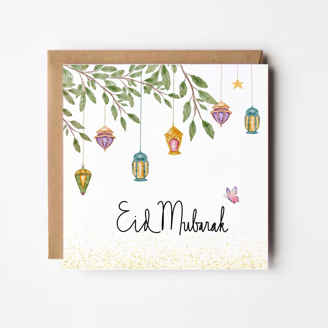 Personalised Eid Card, Happy Eid Card, Eid Ul Fitre, Eid Ul Adha, Eid ...
