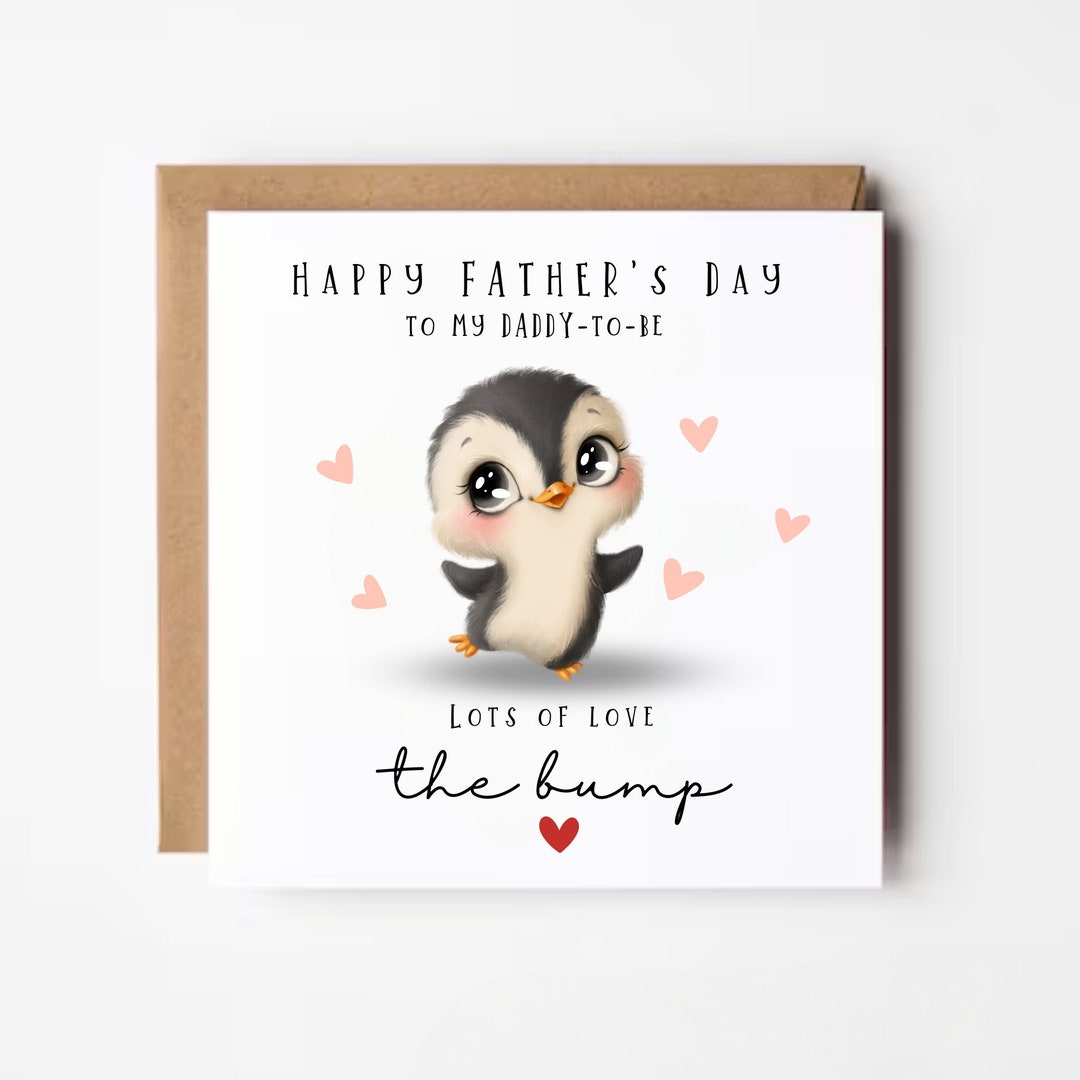 Daddy to Be Father's Day Card From the Bump, Fathers Day Card From the ...