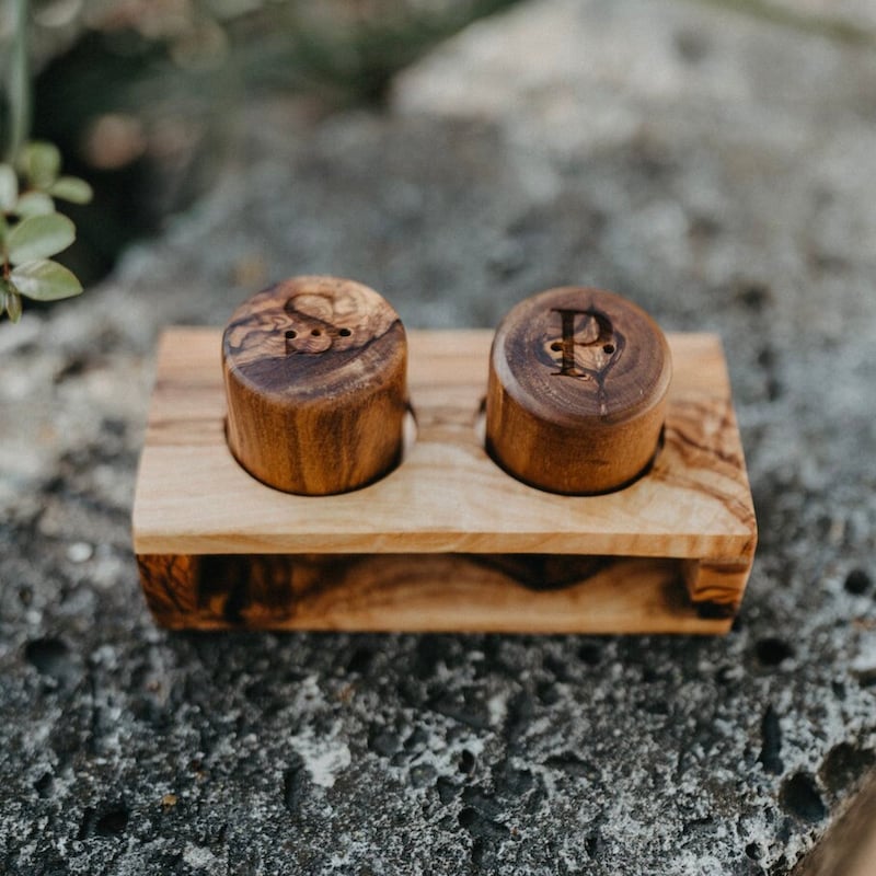 Wooden Salt Shaker - Etsy
