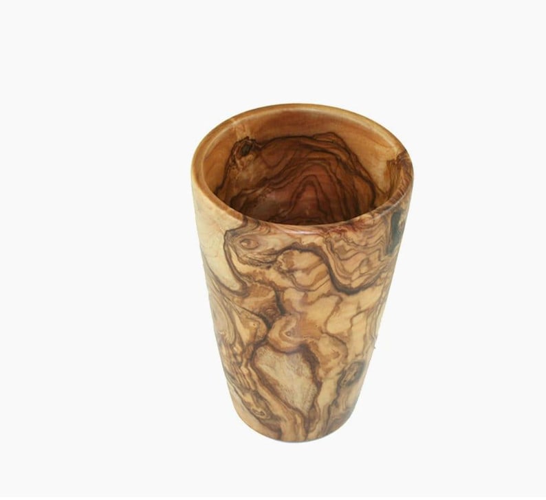 Olive Wood Drinking Cup| Handmade Olive Wood Cup| Drinking Cup ...