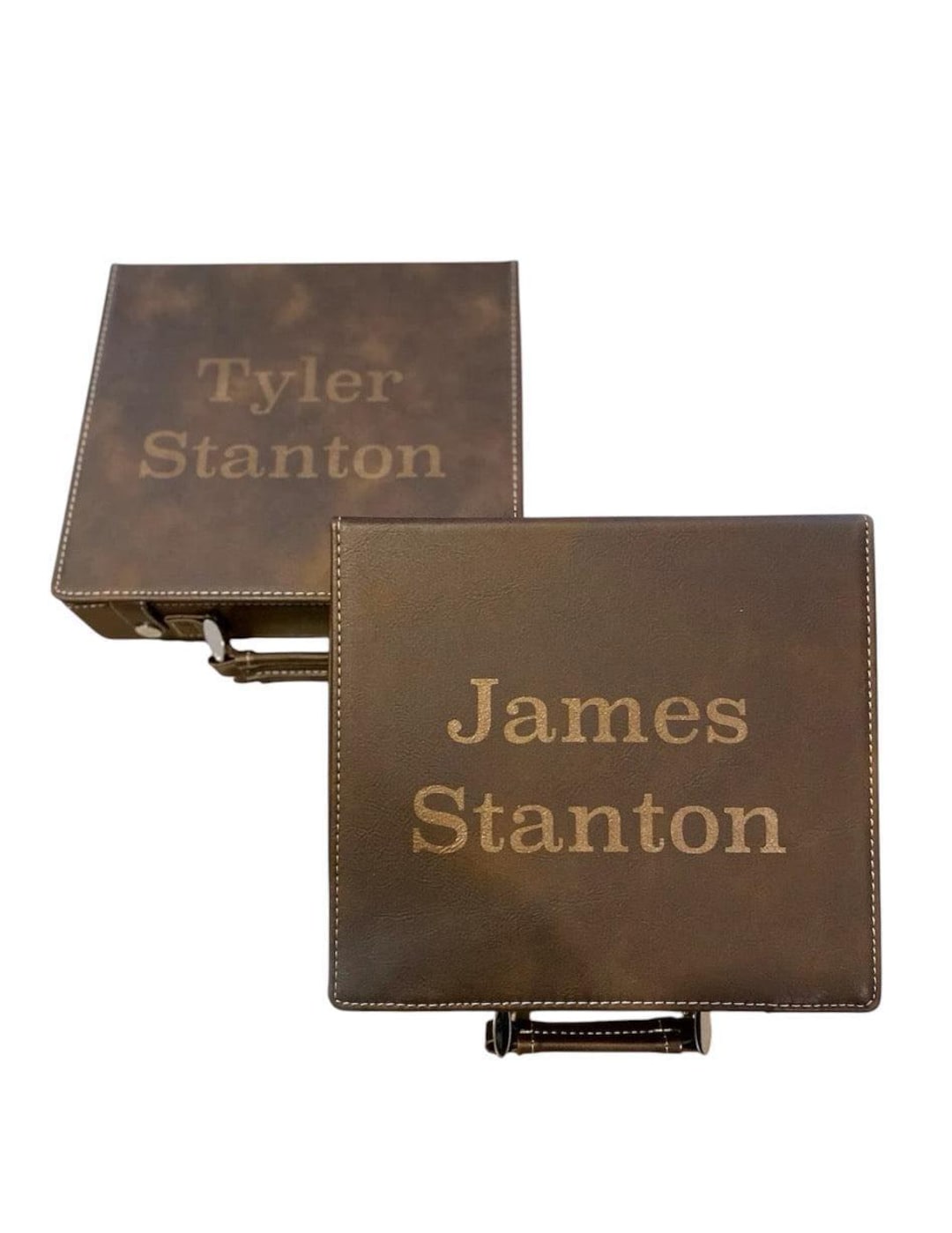 Custom Leather Poker Set | Personalized Poker Chip Case With Engraving ...