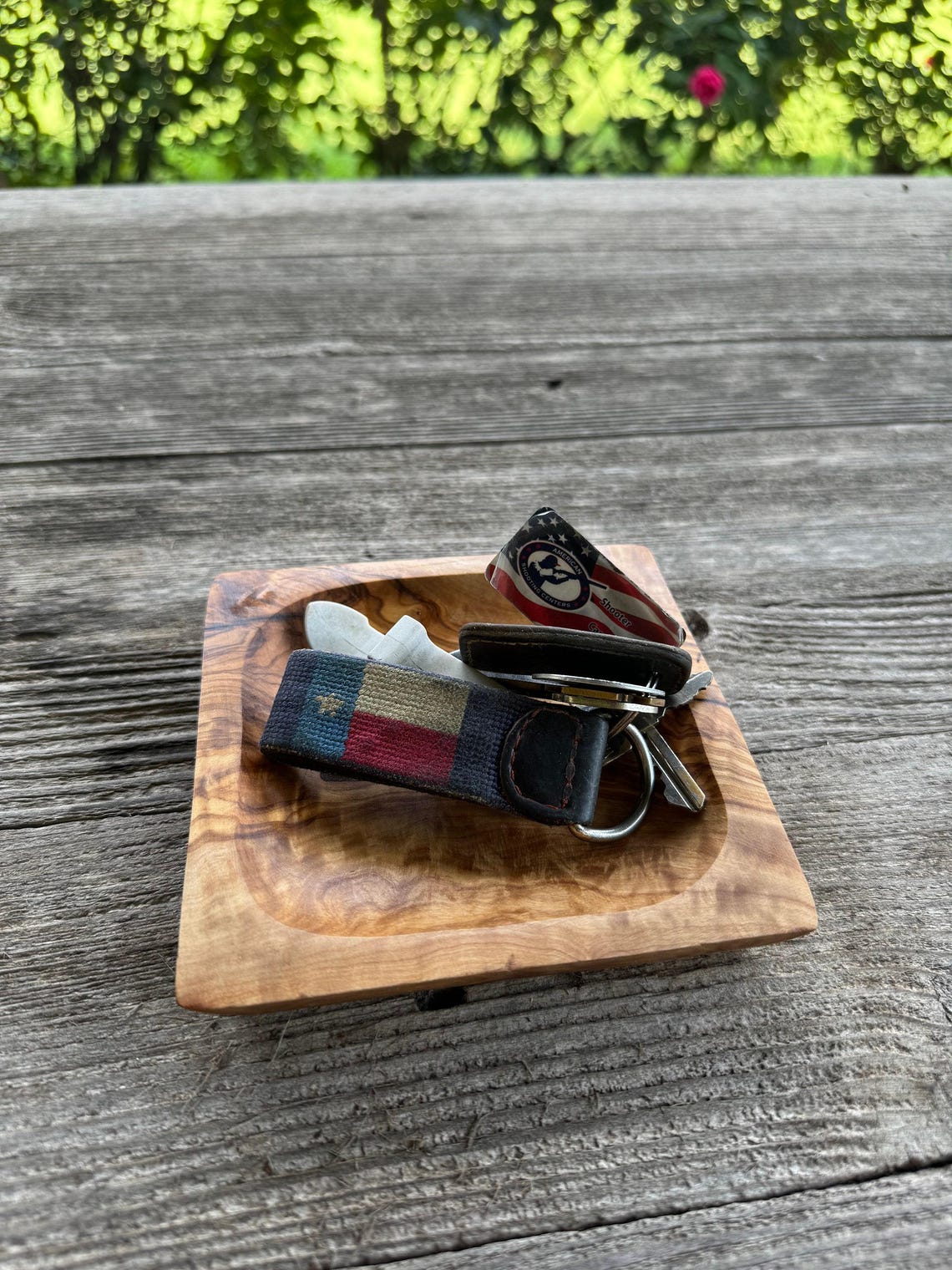 Olive Wood Catch-all Tray| Customizable Wooden Catch-all| Made From ...
