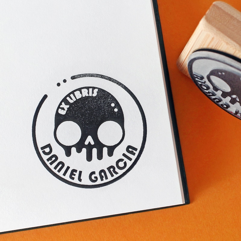 Skull Stamp - Etsy