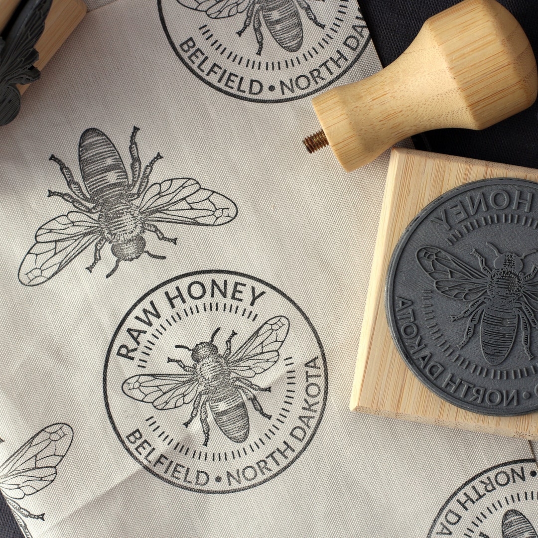 Personalized Business Logo Stamp - Customized Paper Bag Stamper ...