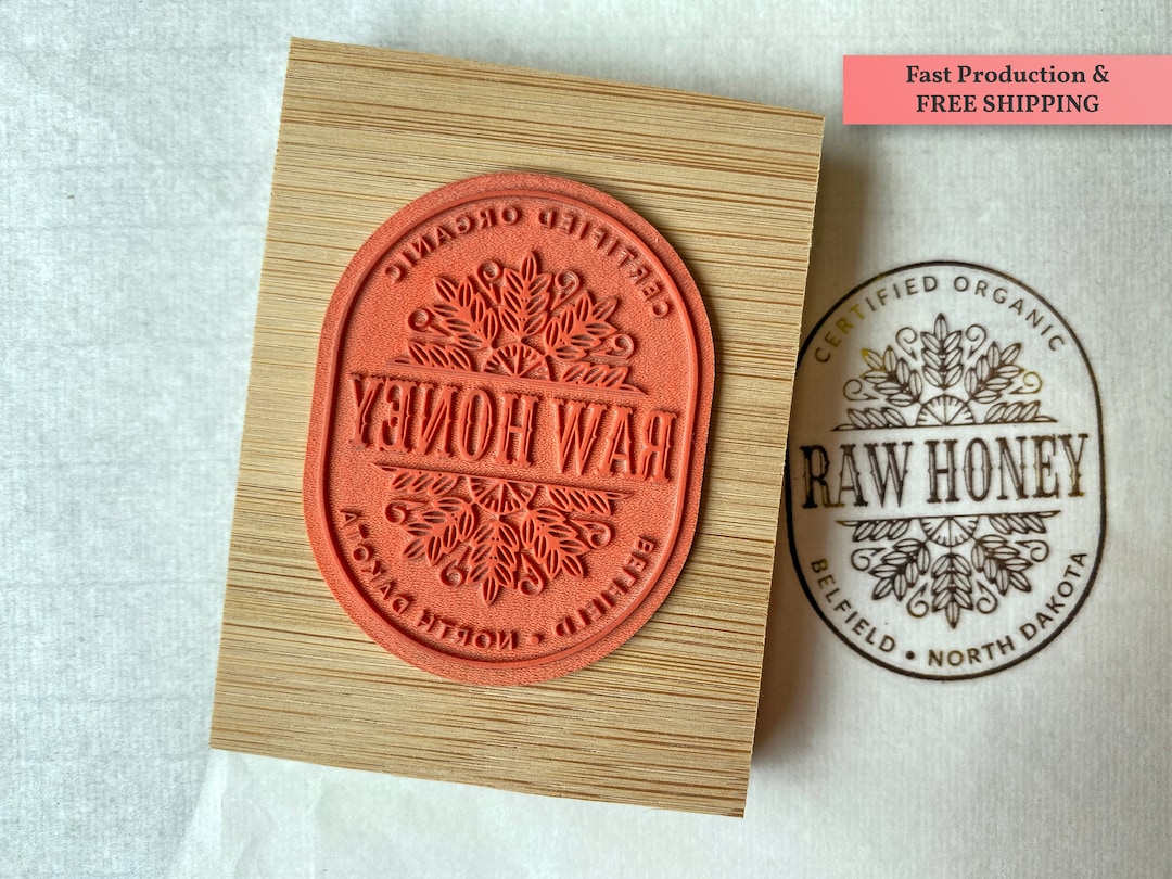 Personalized Business Logo Stamp Customized Paper Bag Stamper Company ...