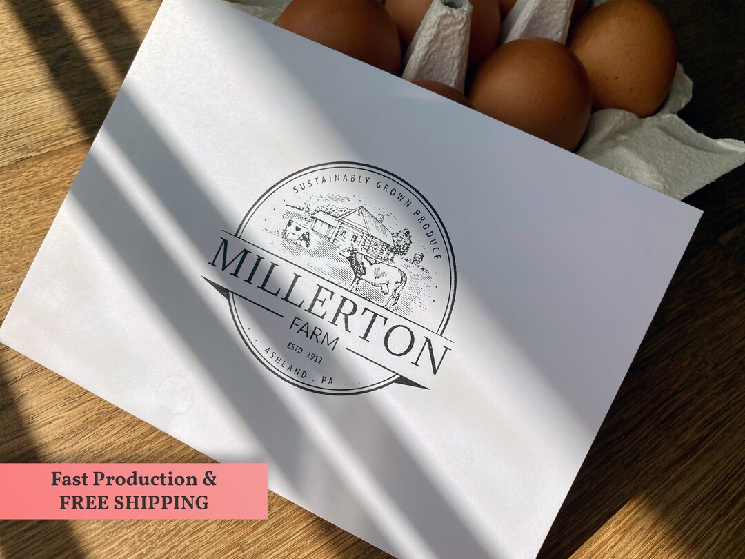 Custom Business Logo Stamp SELF-INKING Rubber Stamp Personalized Logo ...