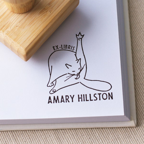 Cat Stamp - Etsy