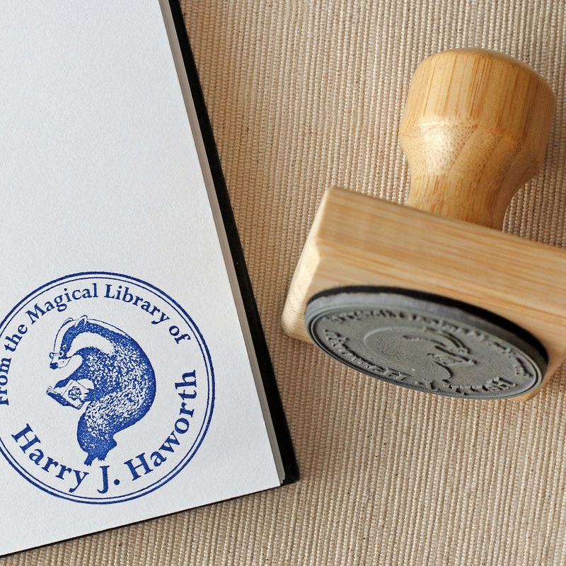 Library Stamps - Etsy