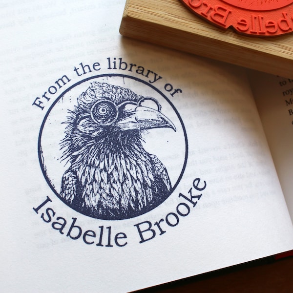 Crow Ex Libris - Etsy