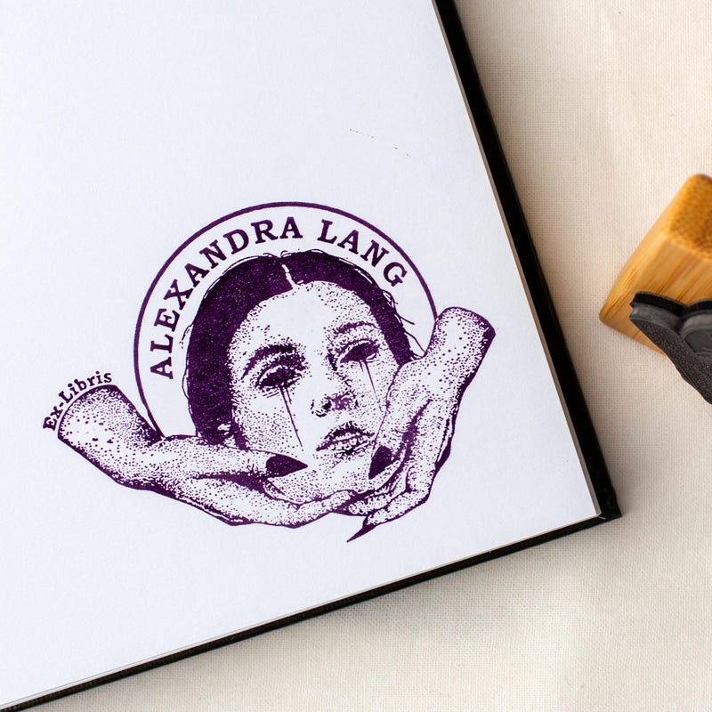 Ex Libris Embosser Gothic - Etsy