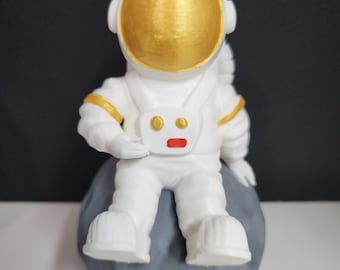 Astronaut Stl, Spaceman 3d Figure, Astronaut on Moon Stl, 3d Printer ...