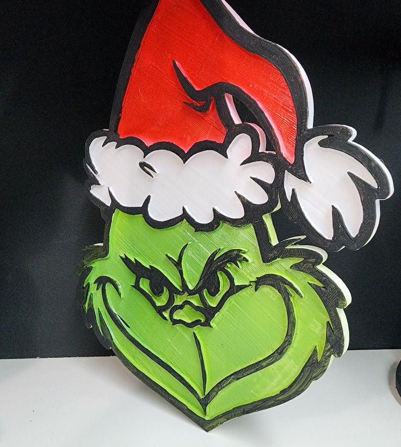 The Grinch Christmas Ornament Decor STL File - Etsy