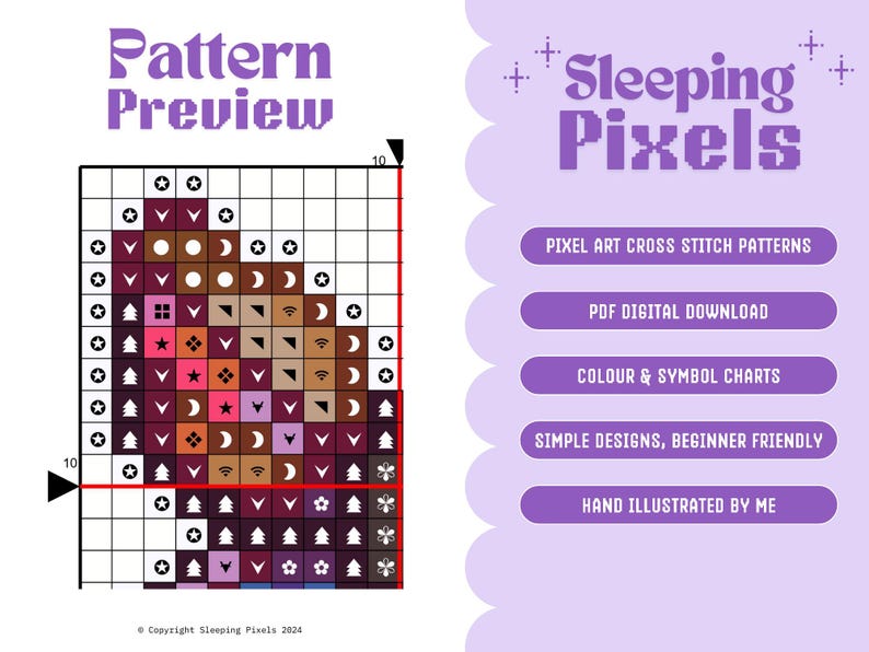 Butterfly Pixel Art Mini Cross Stitch Pattern (digital Download) - Etsy