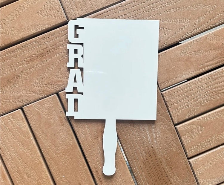 Set of 5 GRAD Graduation Hand-held Fans Sublimation Blanks - Etsy