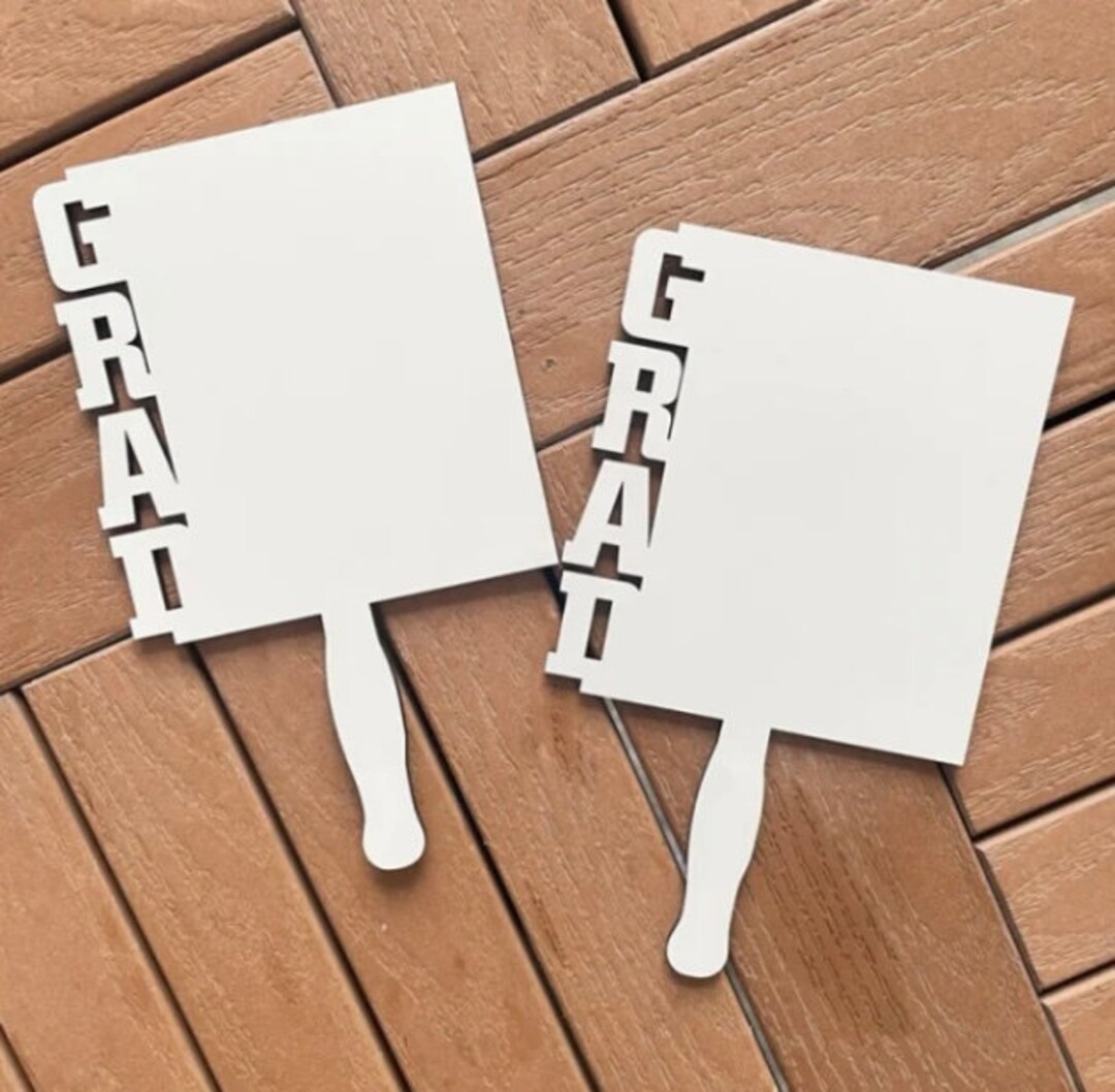 Set of 5 GRAD Graduation Hand-held Fans Sublimation Blanks - Etsy