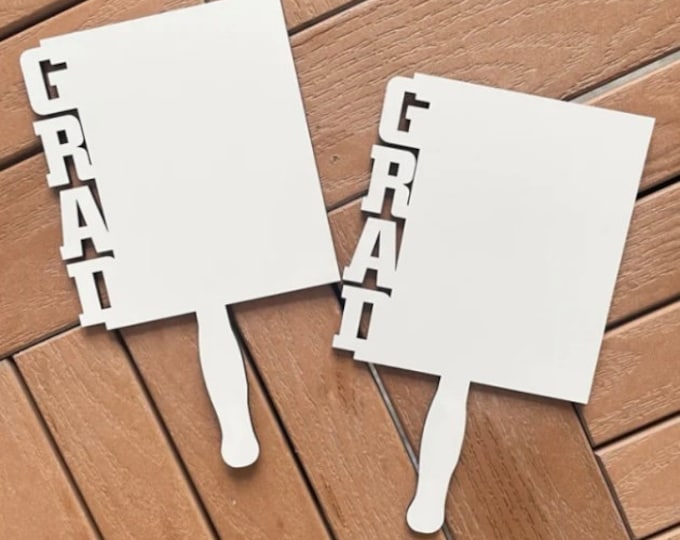 Set of 5 - GRAD - Graduation Hand-held Fans Sublimation Blanks - Etsy