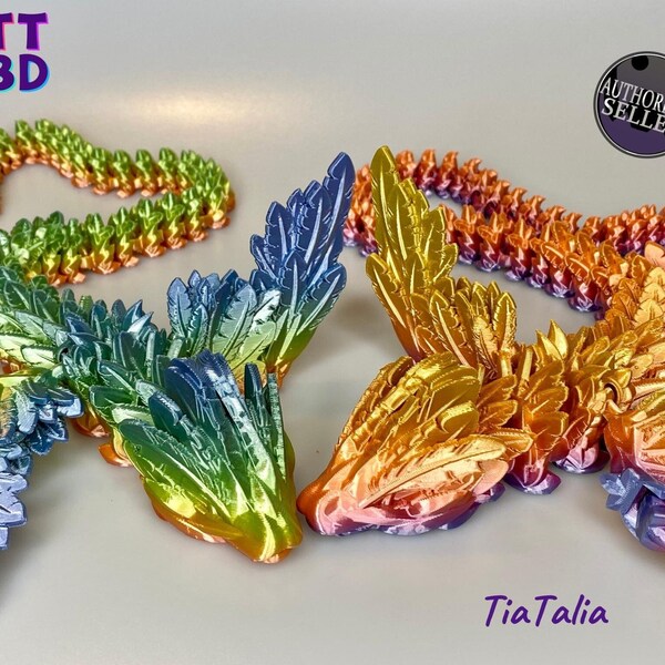 3d Printed Flying Serpent - Etsy