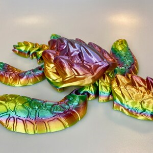 Turtle Dragon - 3D Printed, Articulated (TT3D Original, Exclusive ...
