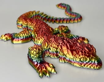 3d Printed Lizard - Etsy