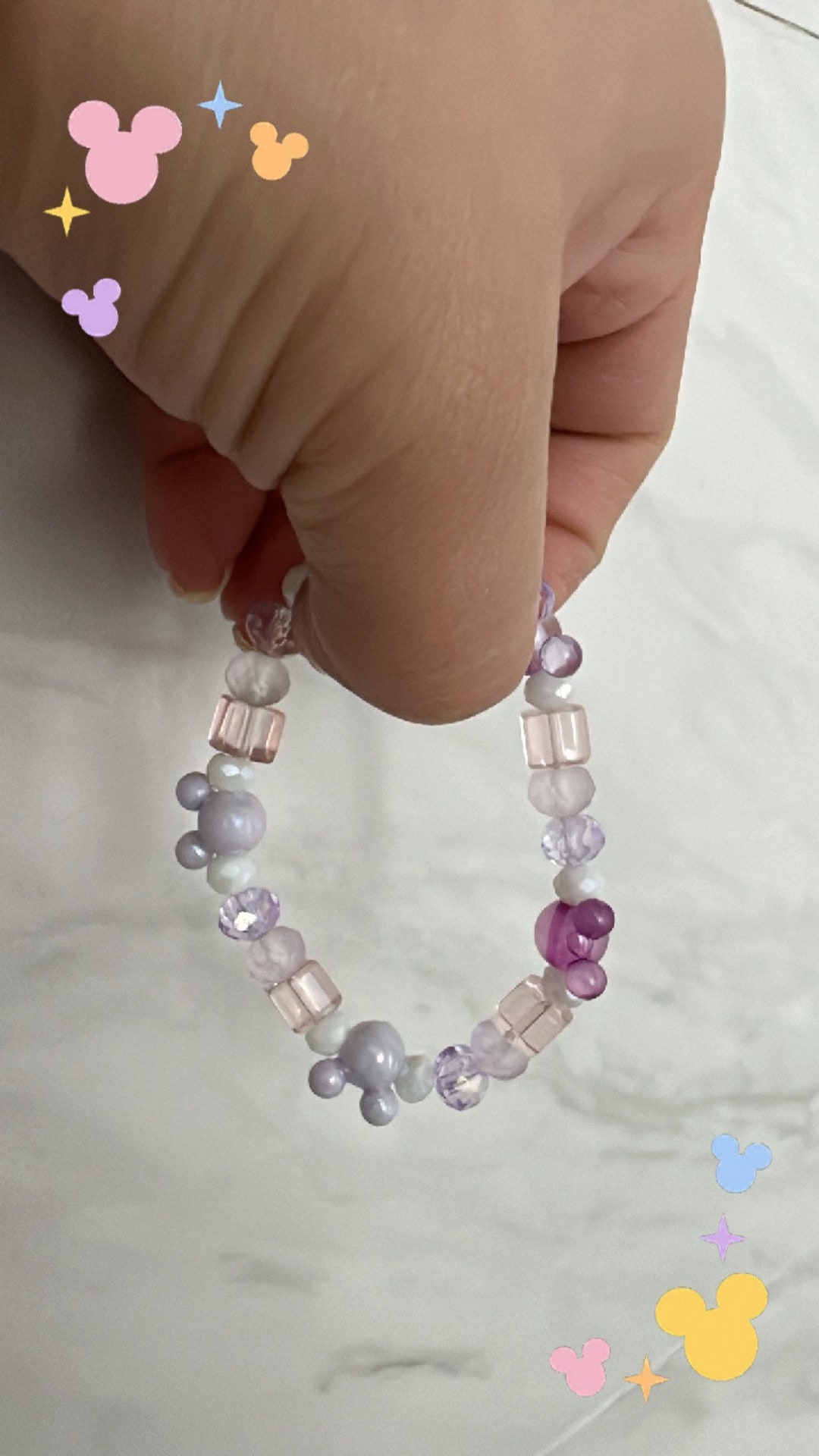 Mickey Bracelet, Purple Arm Candy - Etsy