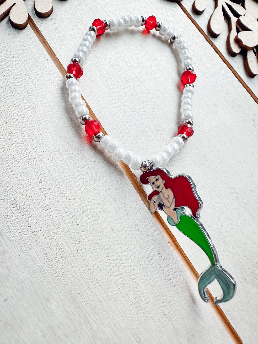 Little Mermaid Bracelet,personalized Bracelet, Arm Candy,mermaid Charm ...