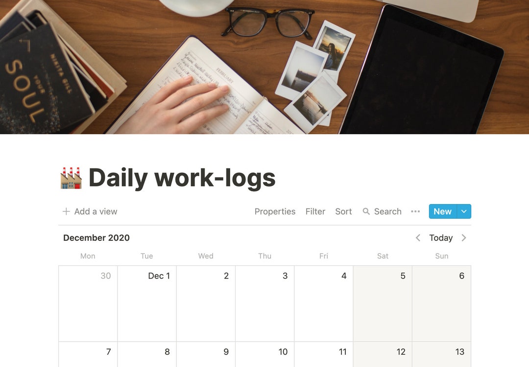 Notion Daily Worklog Template for Programmers, QA, Managers - Etsy