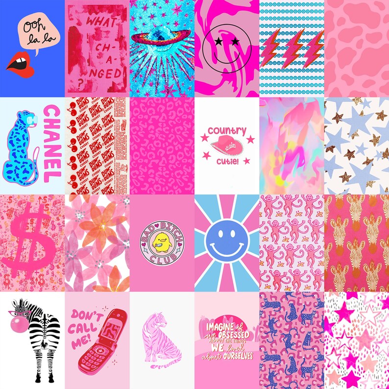 150 Pcs Preppy Aesthetic Wall Collage Kit Preppy Room Decor Etsy