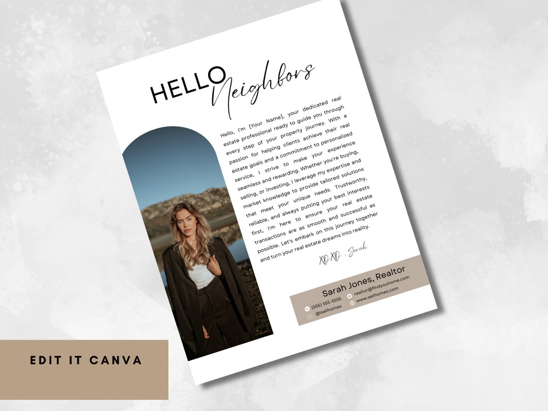 Realtor Prospecting Flyer, Real Estate Custom Template, New Agent Flyer ...