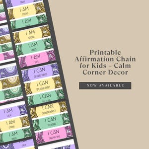 Printable Affirmation Paper Chain - Etsy