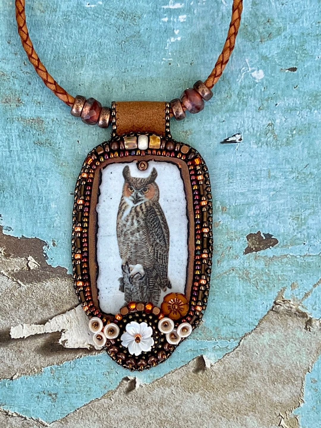 Owl Totem Necklace. Owl Spirit Animal Necklace. Owl Necklace. - Etsy