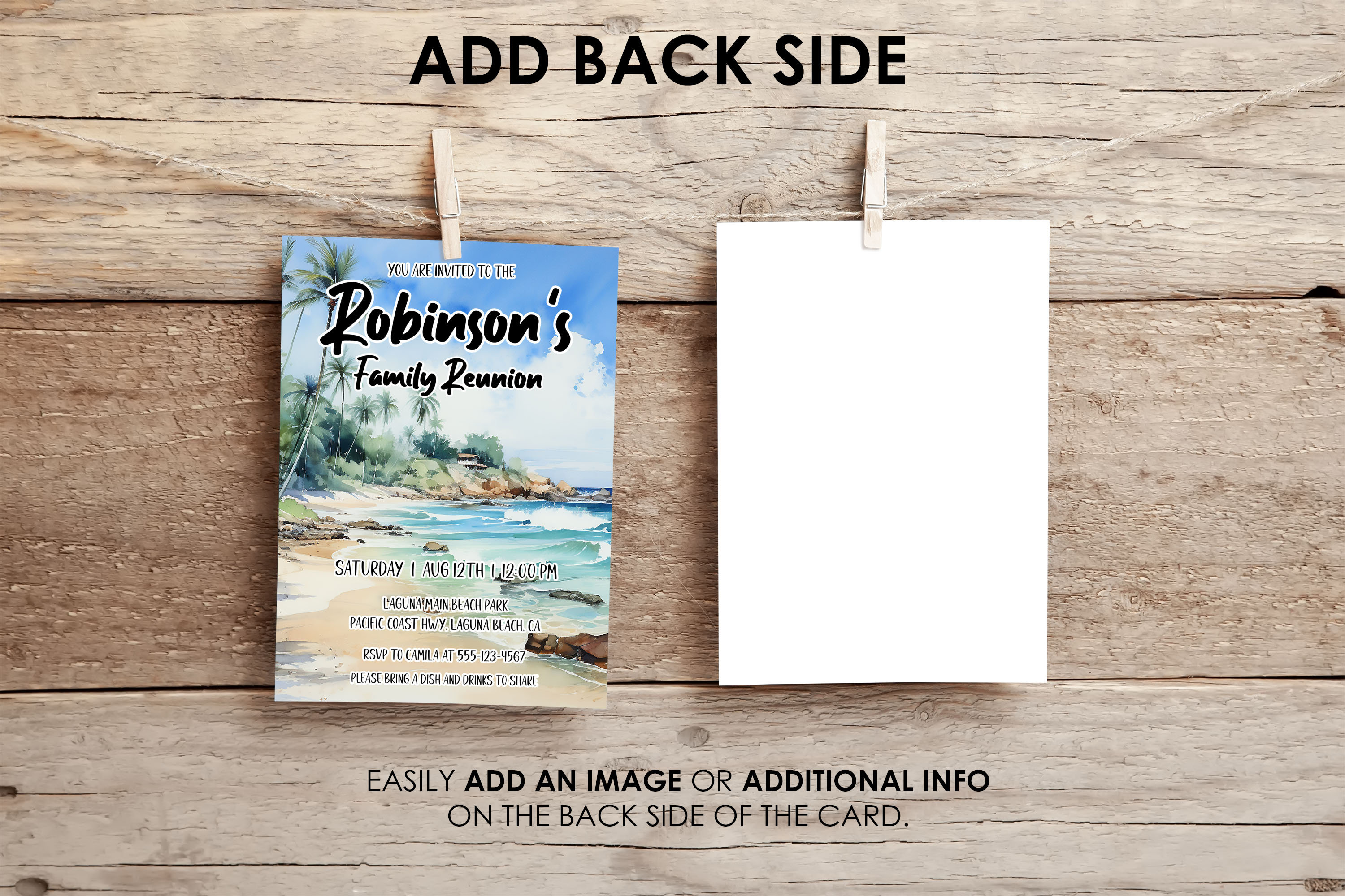 Family Reunion Invitation Template | Family Reunion Pary Invite ...